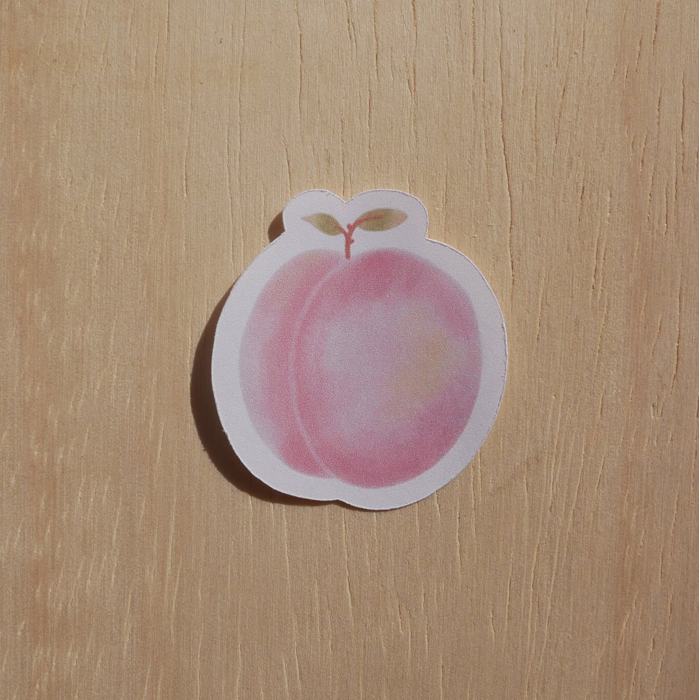 3 PCS Peach Sticker (matte, 2 Sizes): Cute Stickers for Planners ...