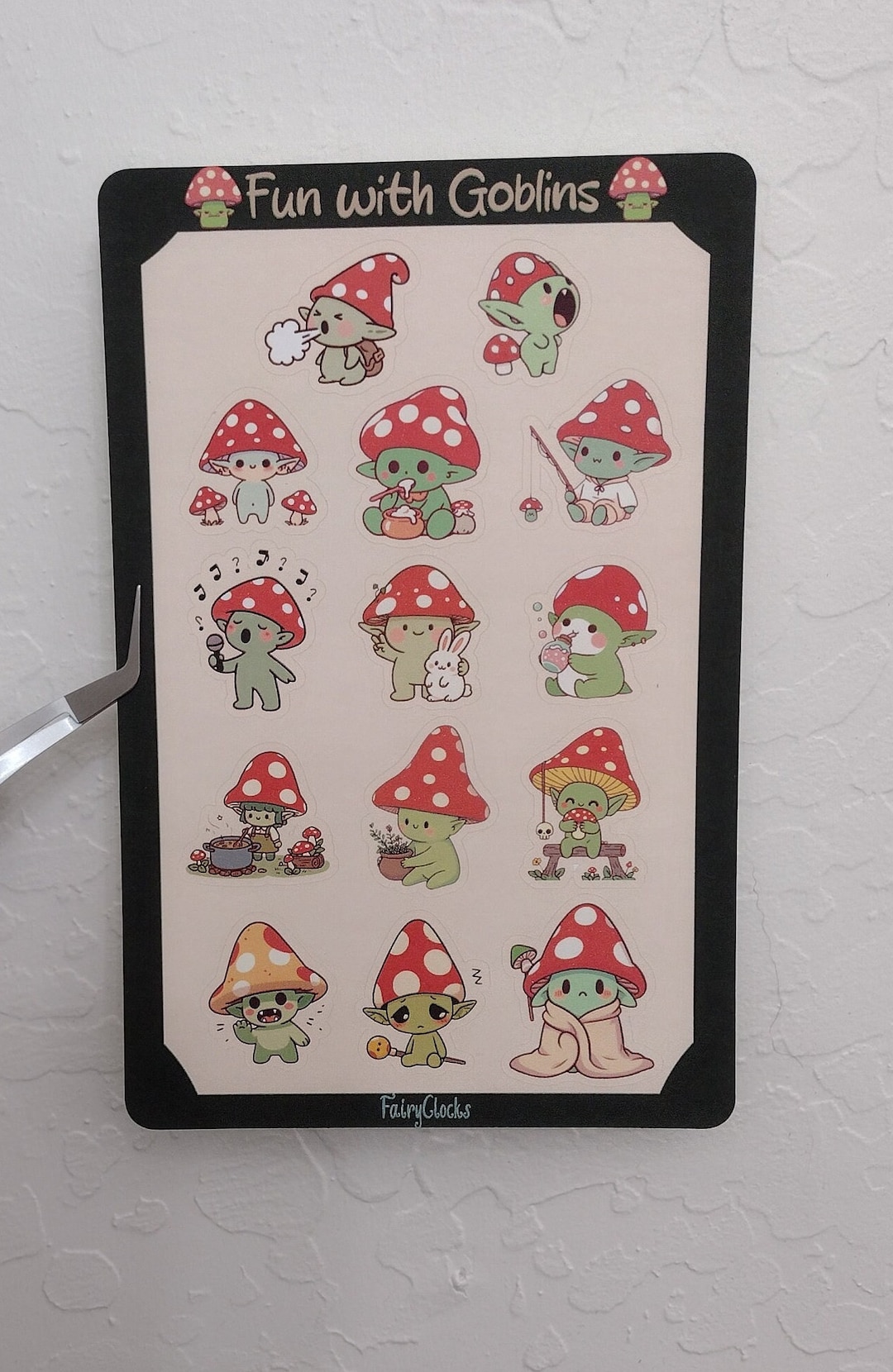 Cute Goblin Misc Sticker Sheet | Fun With Goblins | Stickers for ...