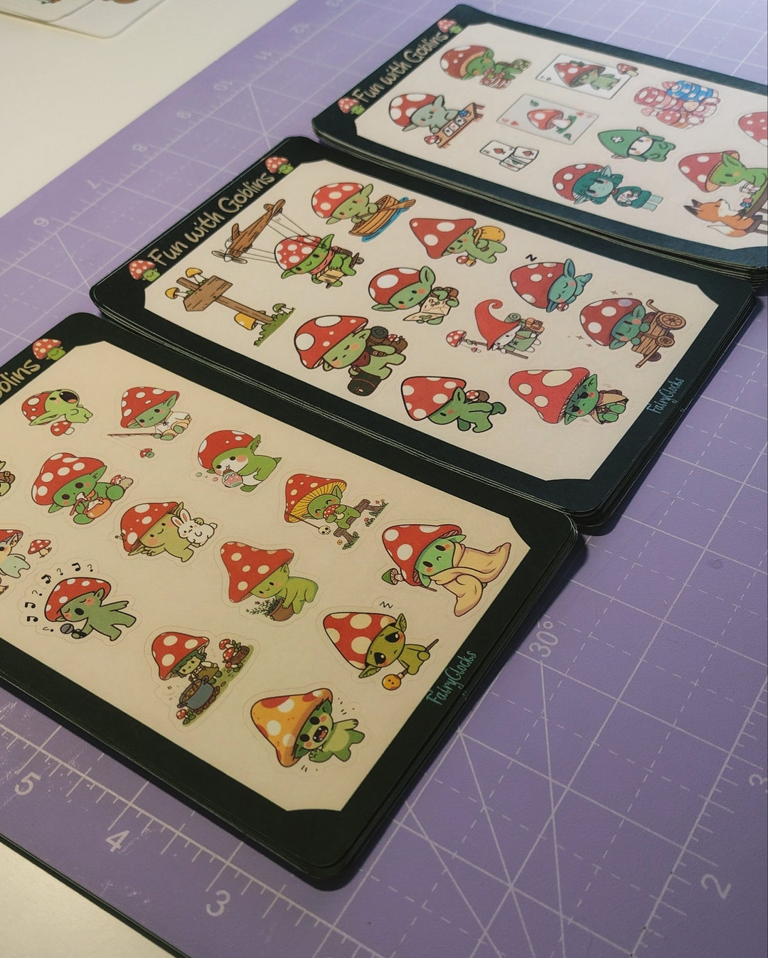 3 Sets of Goblin Sticker Sheets Fun With Goblins Misc Stickers for ...