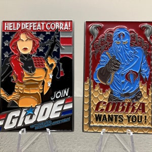 GI Joe/cobra Challenge Coin - Etsy