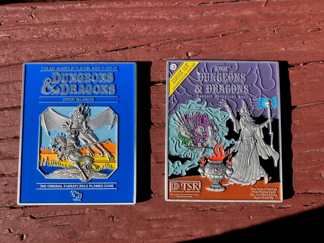 Dungeons & Dragons Expert Box Set Challenge Coin - Etsy