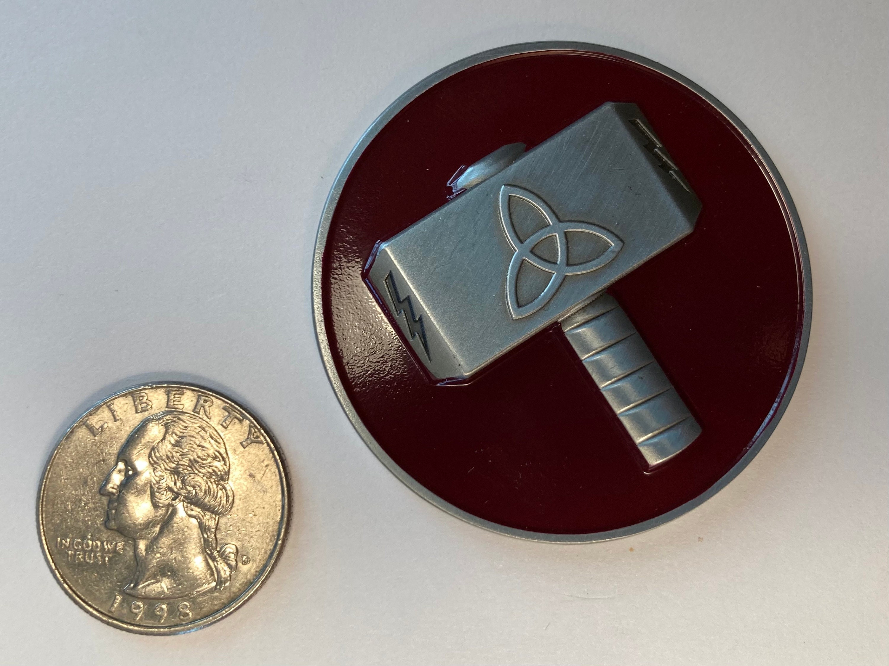 Thor 2 Inch Medallion Challenge Coin, Antique Silver - Etsy