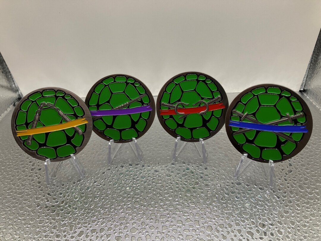 Teenage Mutant Ninja Turtles, 2 Inch Medallion Challenge Coin Set - Etsy