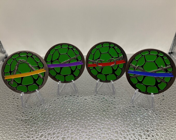 Teenage Mutant Ninja Turtles, 2 Inch Medallion Challenge Coin Set - Etsy