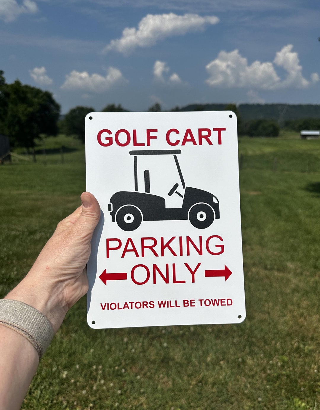 Golf Cart Parking Sign, Golf Gifts, Cart Sign, Garage Decor - Etsy