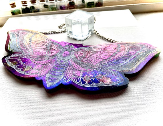 Figurines & Knick Knacks Alcohol ink spooky Resin Epoxy Resin witchy ...