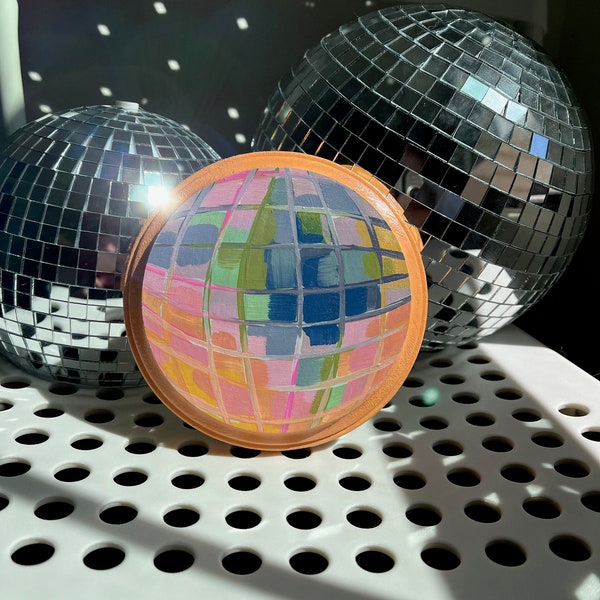 Disco Ball Painting - Etsy