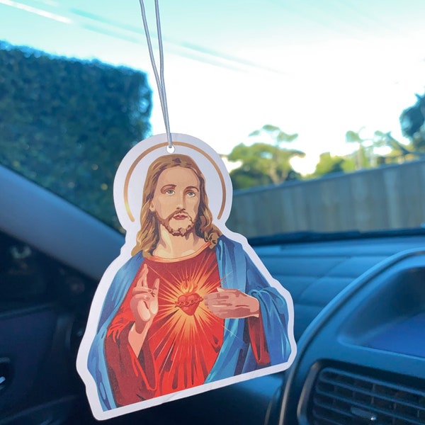 Jesus Car Air Freshener - Etsy