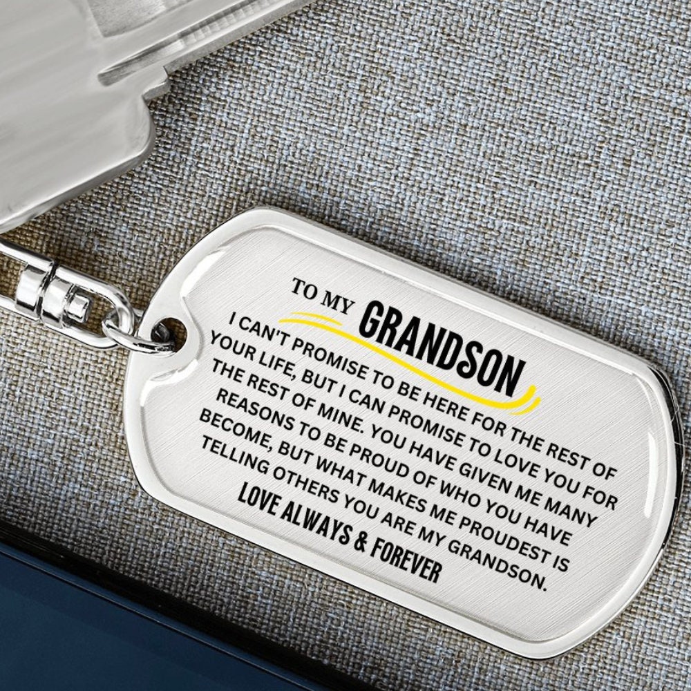 Grandson Keychain - Etsy