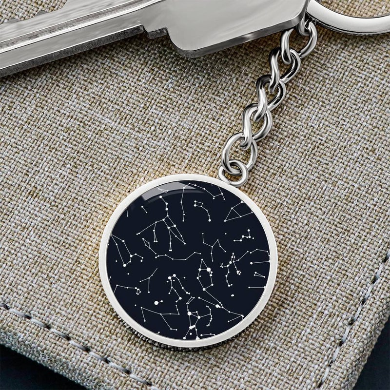 Constellation Keychain - Etsy