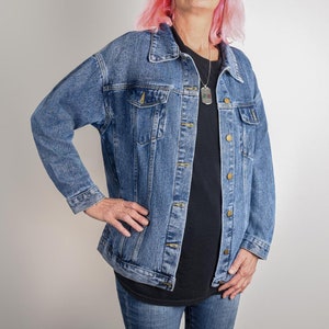 Oversized Personalized Denim Jacket for Mom, Mothers Day Gift, Birthday ...