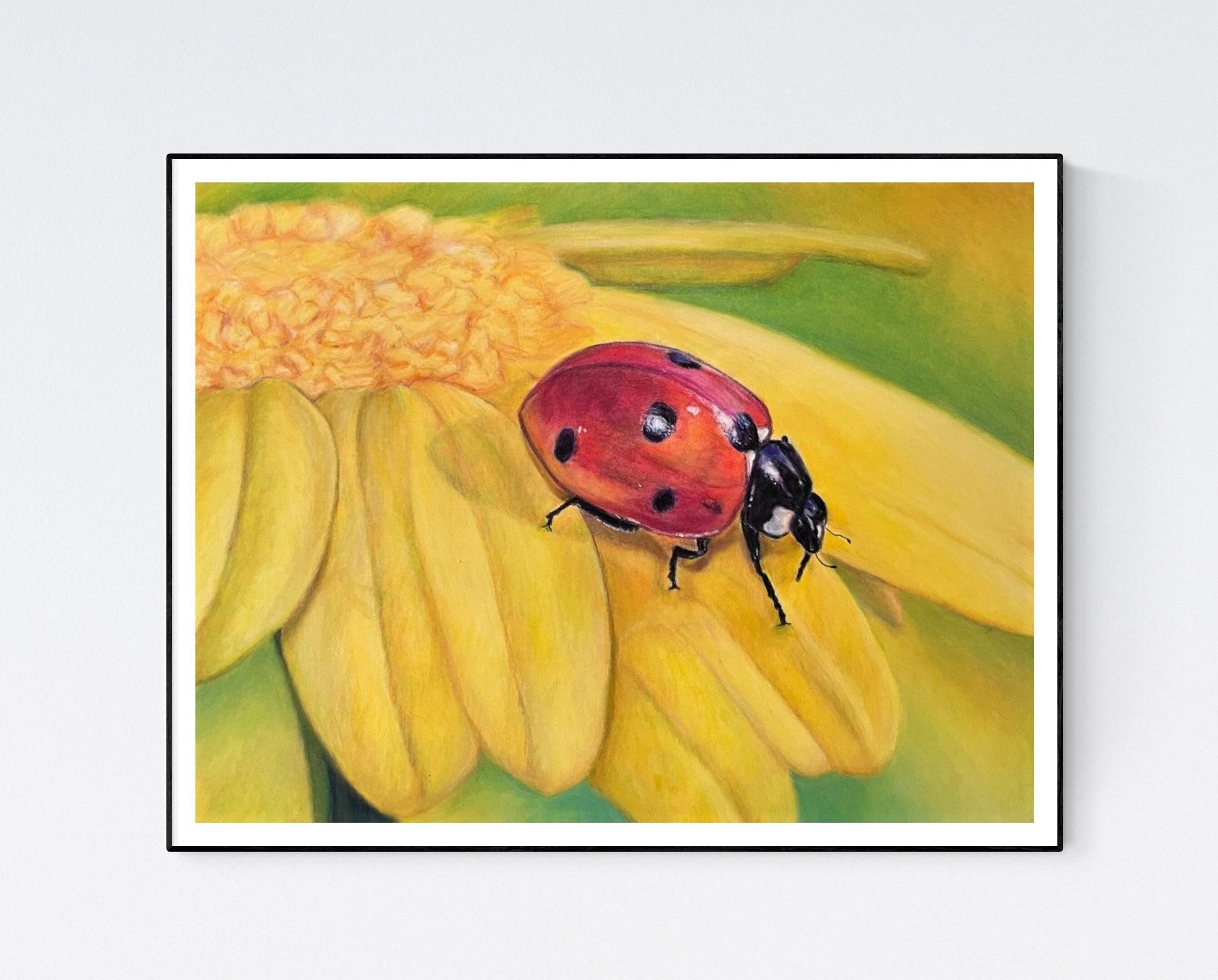 Ladybug Print - Ladybug Artwork - Ladybug Art - Ladybug Gifts - Ladybug ...