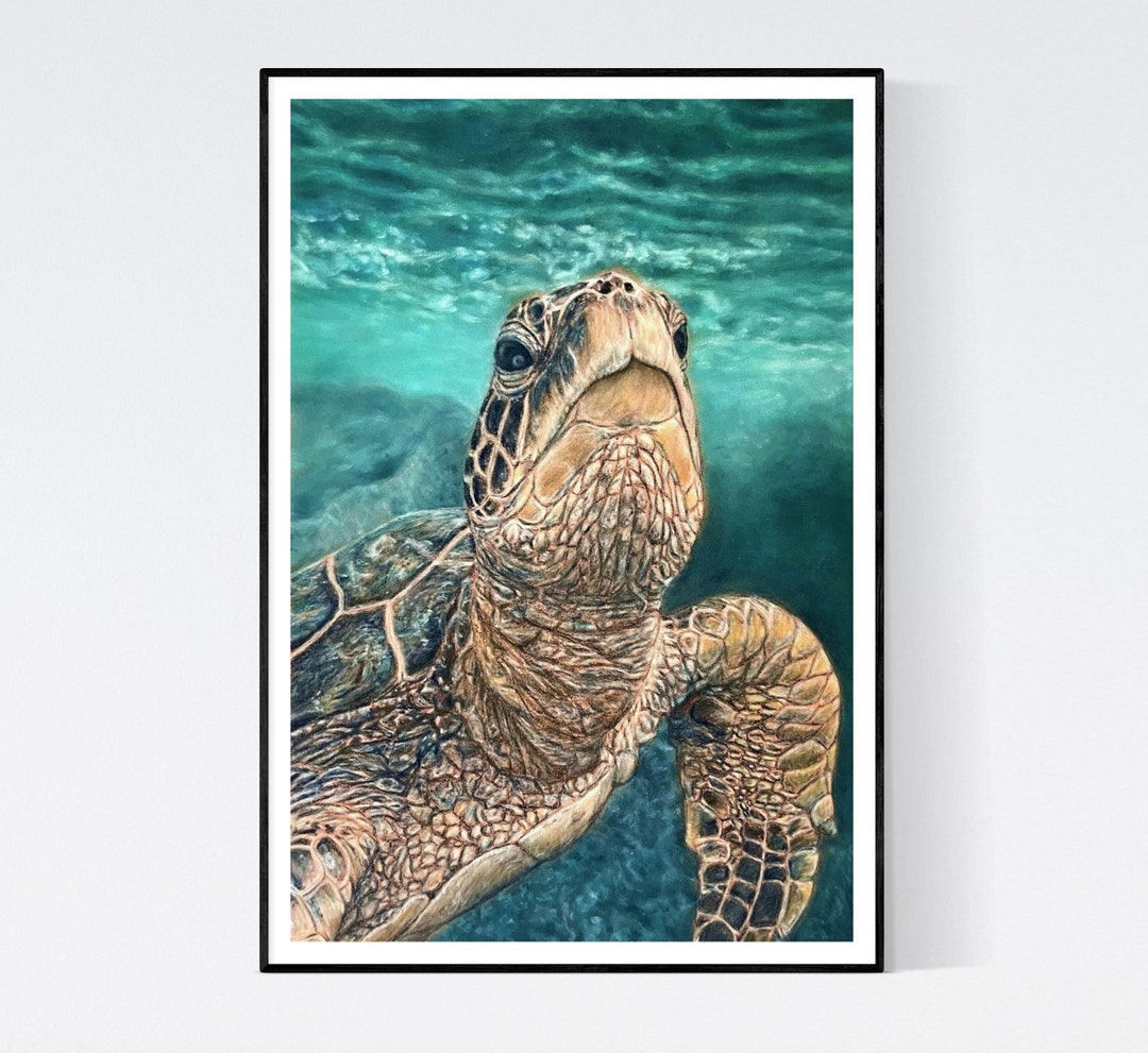 Sea Turtle Print - Sea Turtle Gifts - Turtle Art - Turtle Print ...