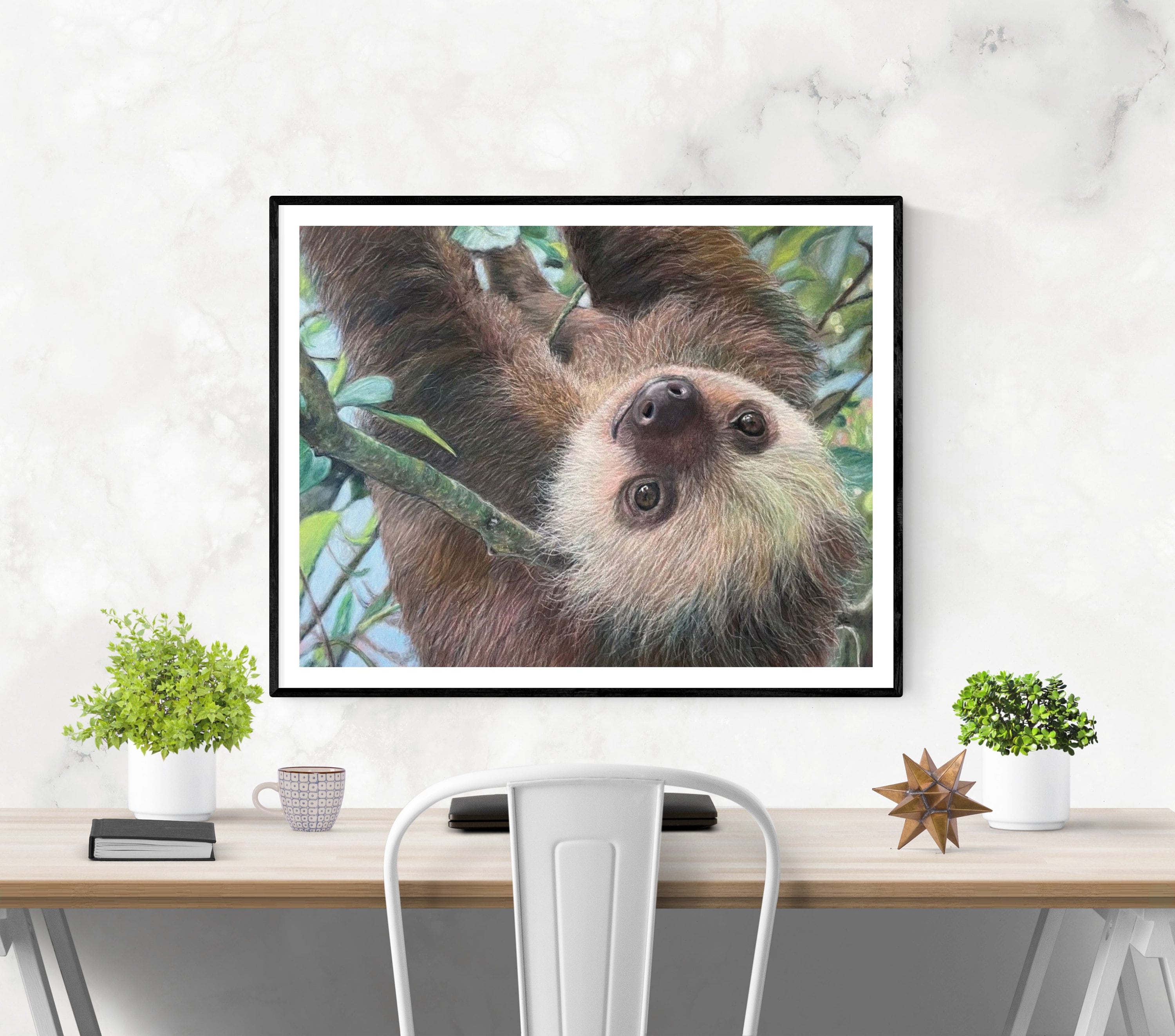 Sloth Art Sloth Print Sloth Art Print Sloth Wall Decor - Etsy