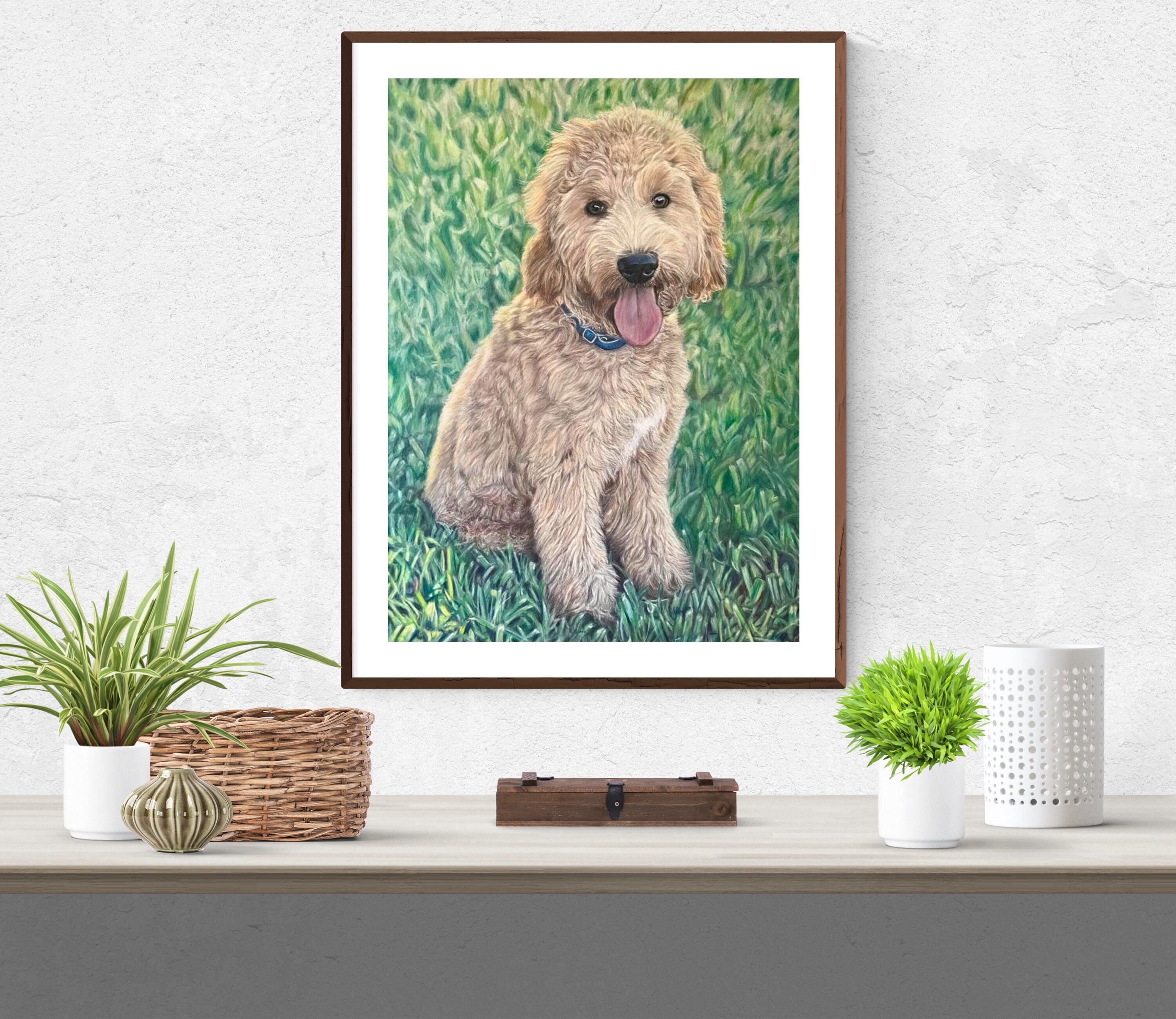 Goldendoodle Art - Goldendoodle Print - Goldendoodle Drawing ...