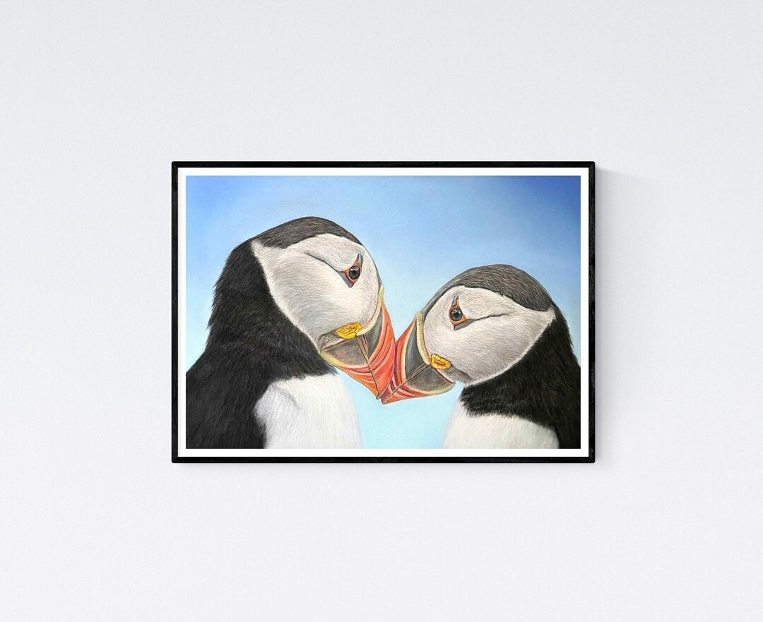 Puffin Print - Puffin Art - Puffin Decor - Puffin Gifts - Puffin Wall ...