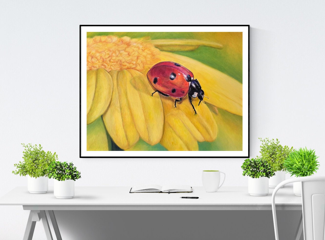 Ladybug Print - Ladybug Artwork - Ladybug Art - Ladybug Gifts - Ladybug ...