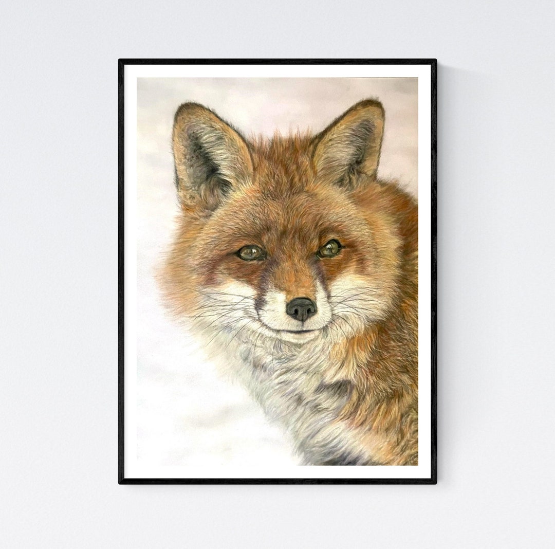 Fox Print - Fox Art - Fox Wall Art - Fox Artwork - Fox Decor - Fox ...