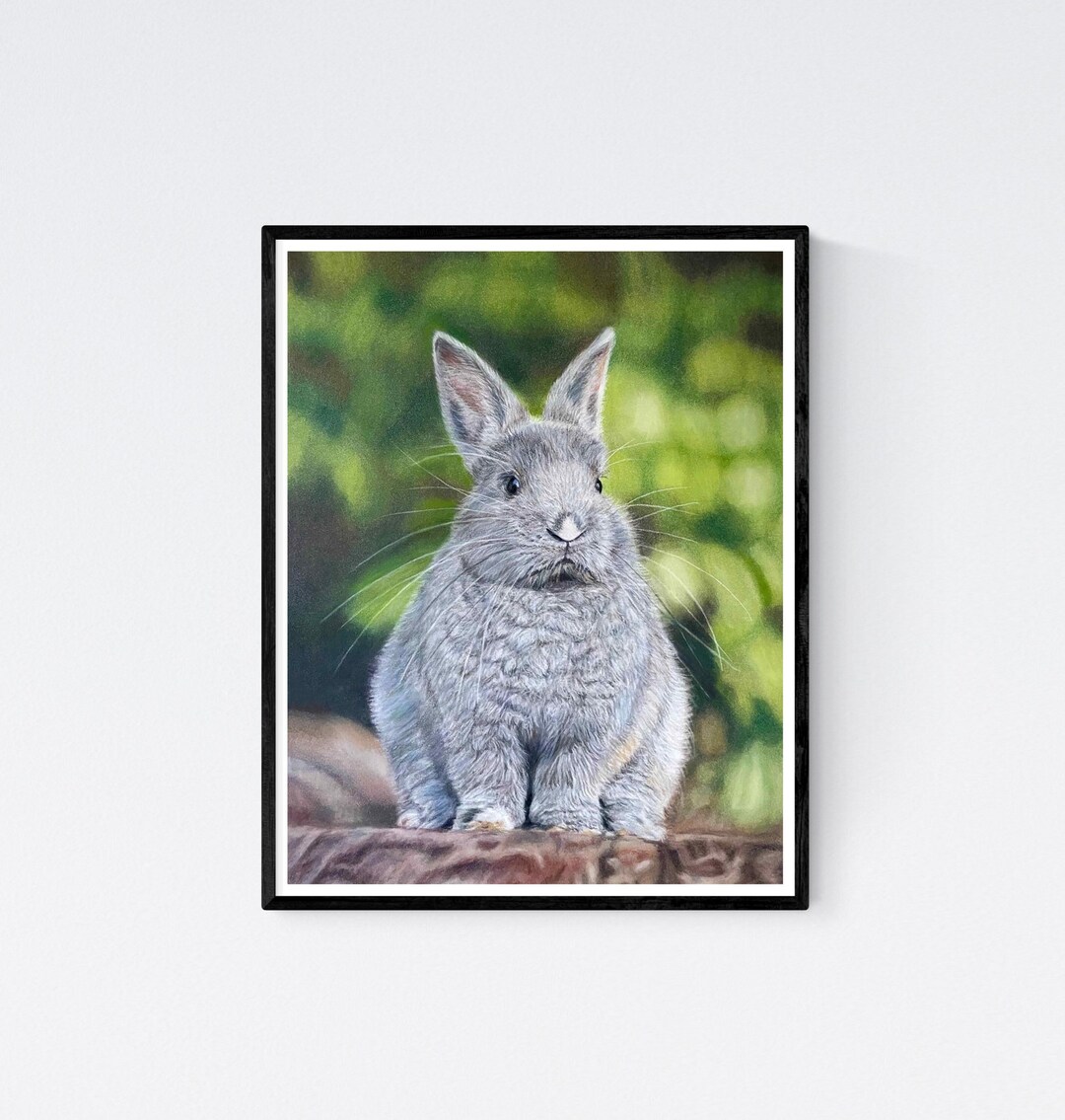 Bunny Print - Bunny Wall Decor - Bunny Decor - Rabbit Print - Bunny ...