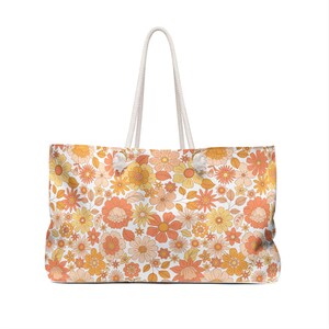 Summer Flower Bag, Floral Weekender Bag, Floral Summer Weekend Bag ...