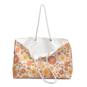 Summer Flower Bag, Floral Weekender Bag, Floral Summer Weekend Bag ...