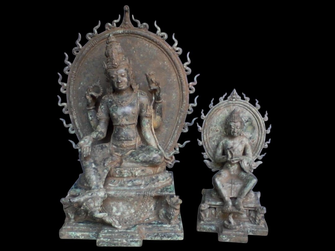 Majapahit Bronze Javanese Statue Antique - Etsy