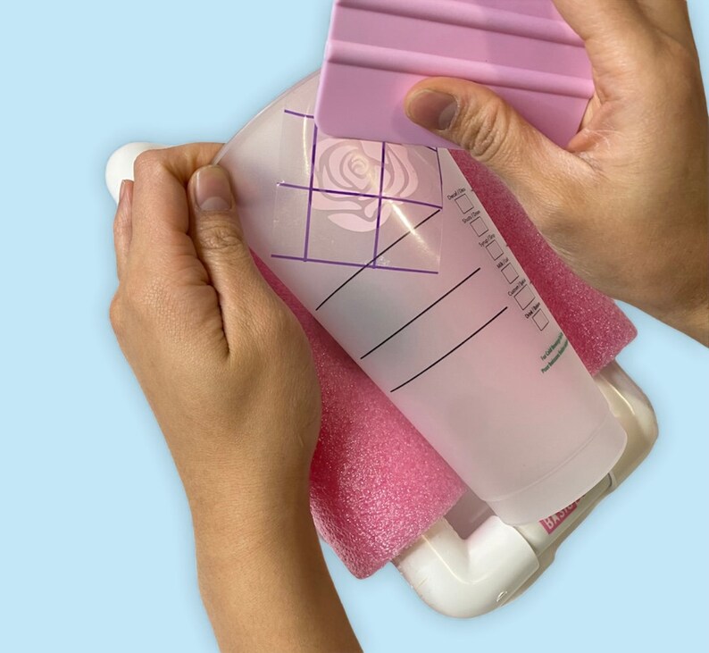 Pink Crafting Squeegee, Pastel Pink Crafter's Tool, Silhouette and ...