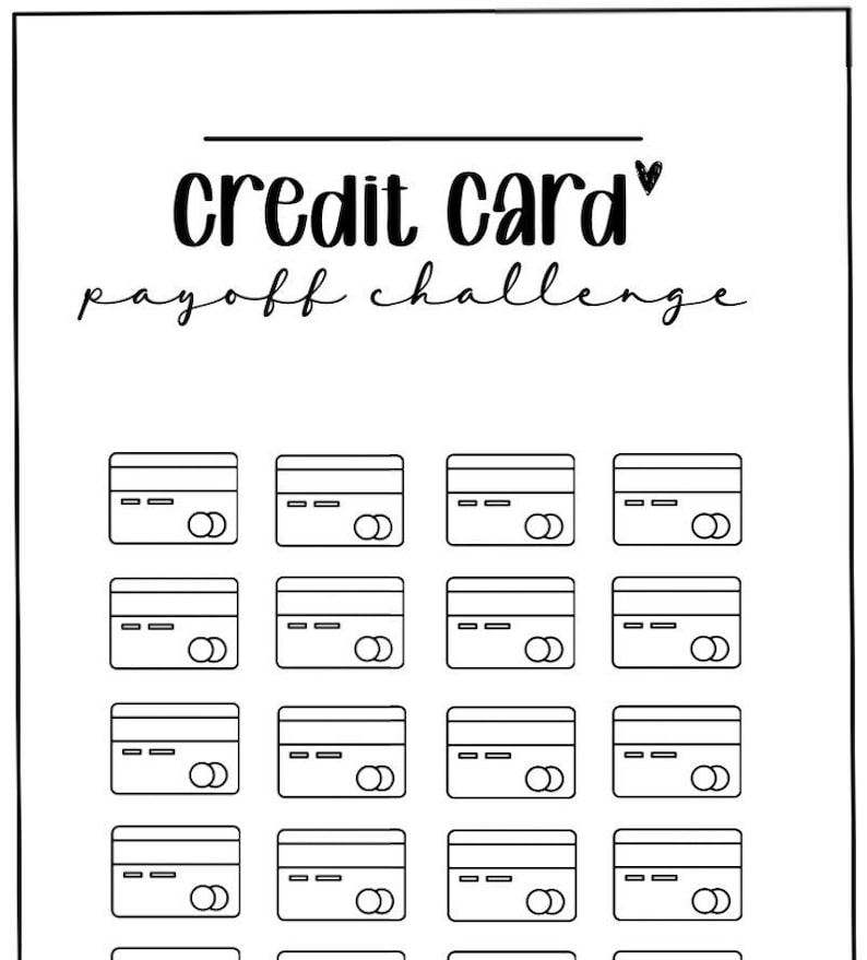 New Digital Credit Card Challenge A6 - Etsy