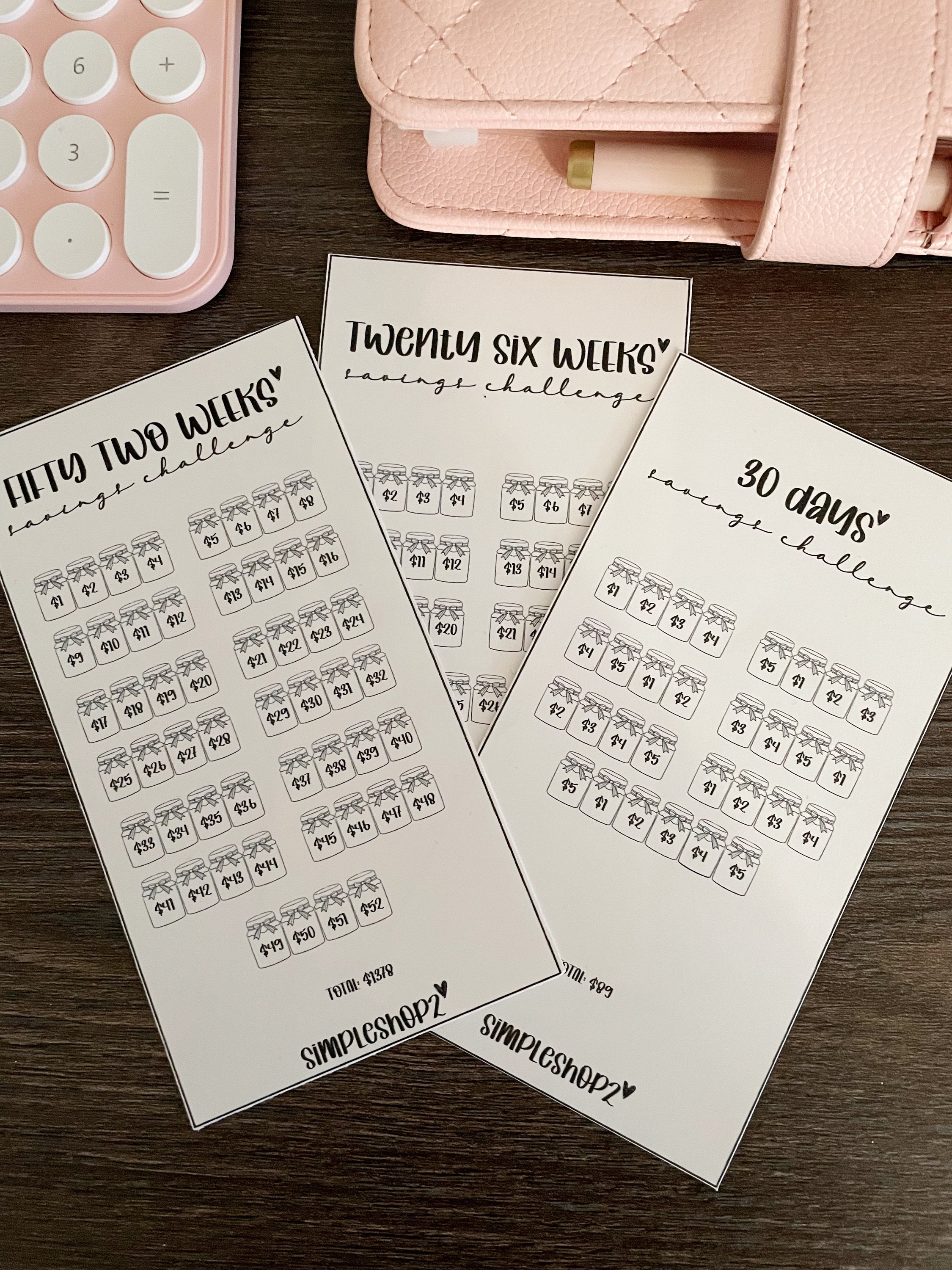 New A6 Challenge Bundle - Etsy