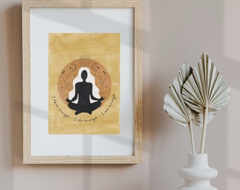 Surrender Affirmations Print Printable Wall Art Poster - Etsy