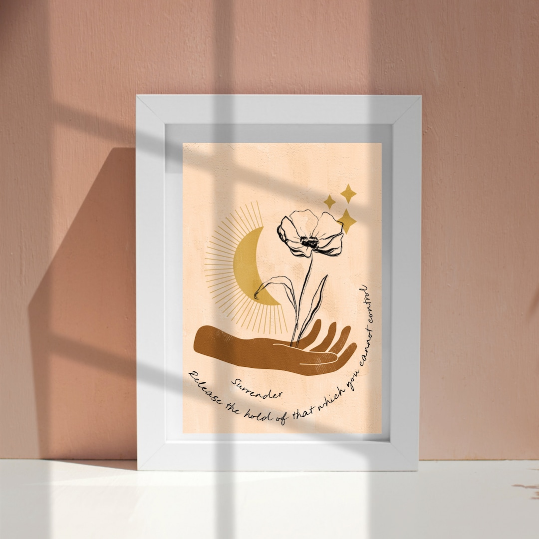 Surrender Affirmations Print Printable, Wall Art, Poster, Print - Etsy