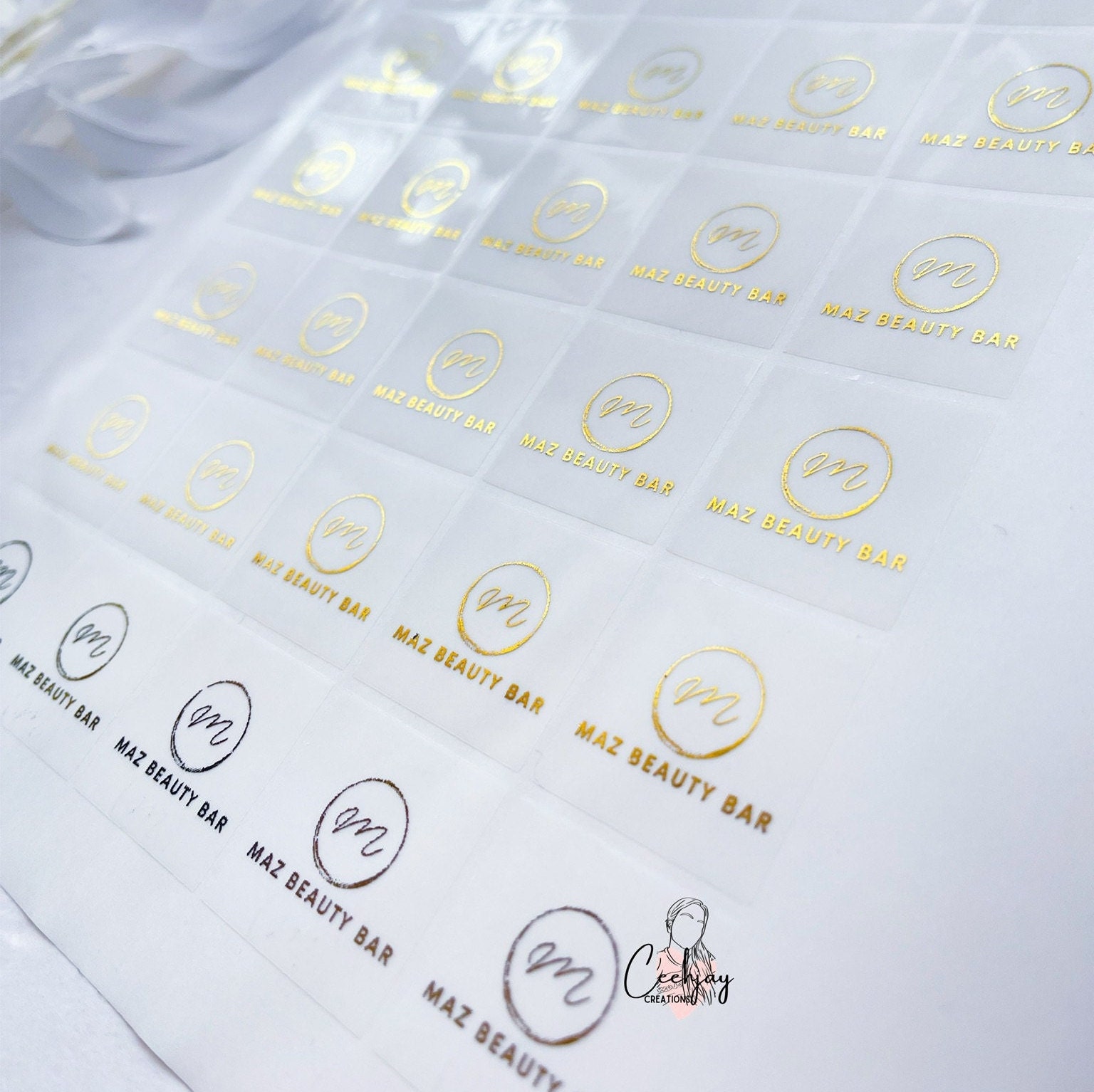 Personalised Foil Clear Stickers / Party Foil Stickers / - Etsy Australia