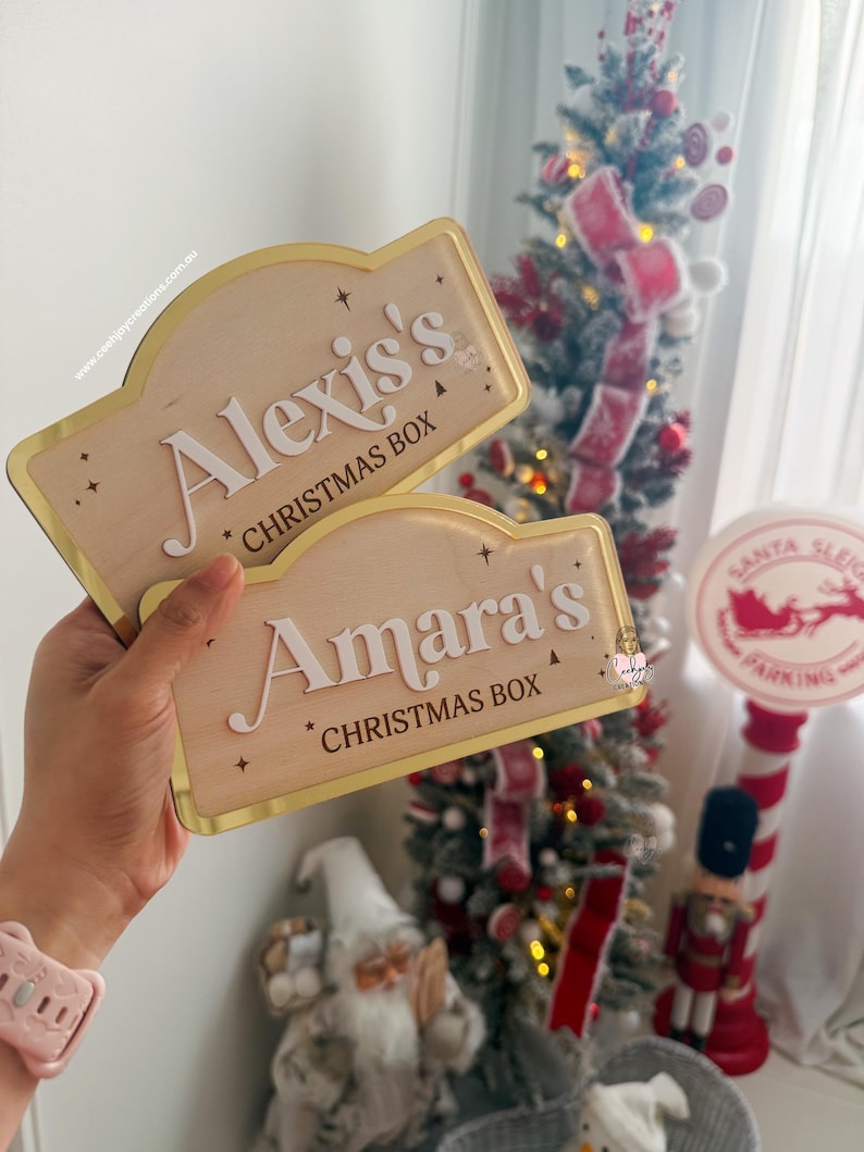 Personalised Christmas Box Crate / Christmas Box / Christmas Crate ...