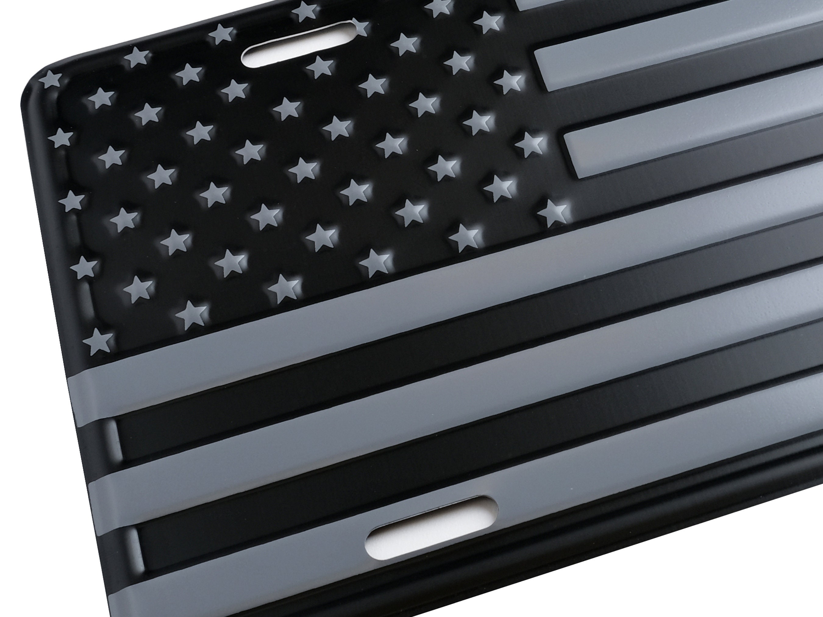 American Flag Patriotic Embossed Aluminum Automotive License | Etsy