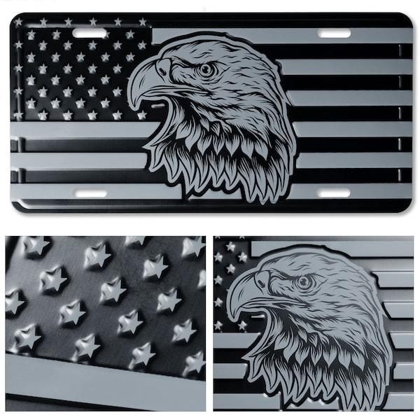 Eagle License Plate - Etsy