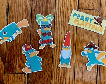 Perry the Platypus Perry the Inaction Figure - Etsy
