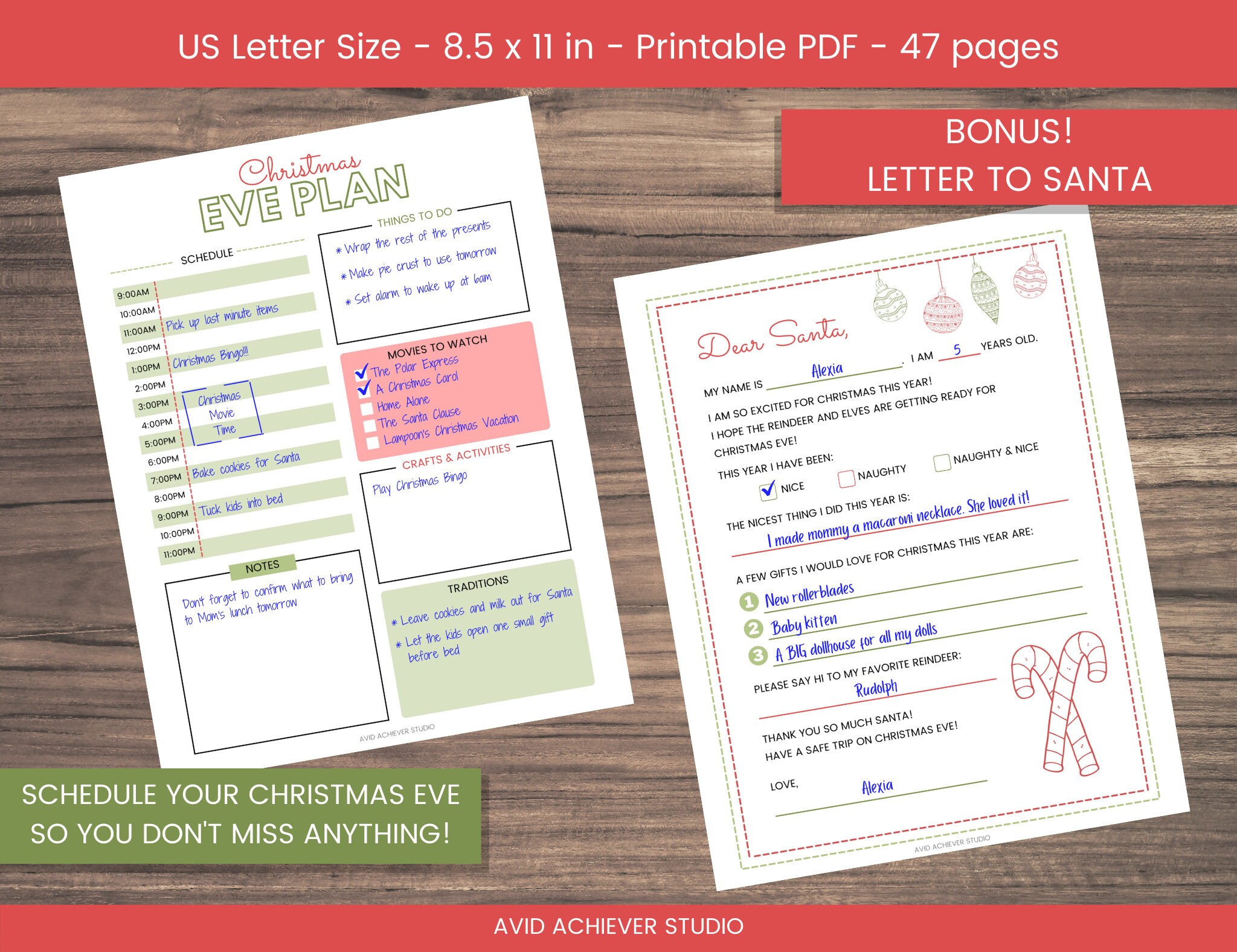 Christmas Planner Printable | Holiday Planner | Gift Budget Planner ...