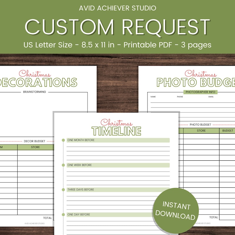 Avid Calendar - Etsy