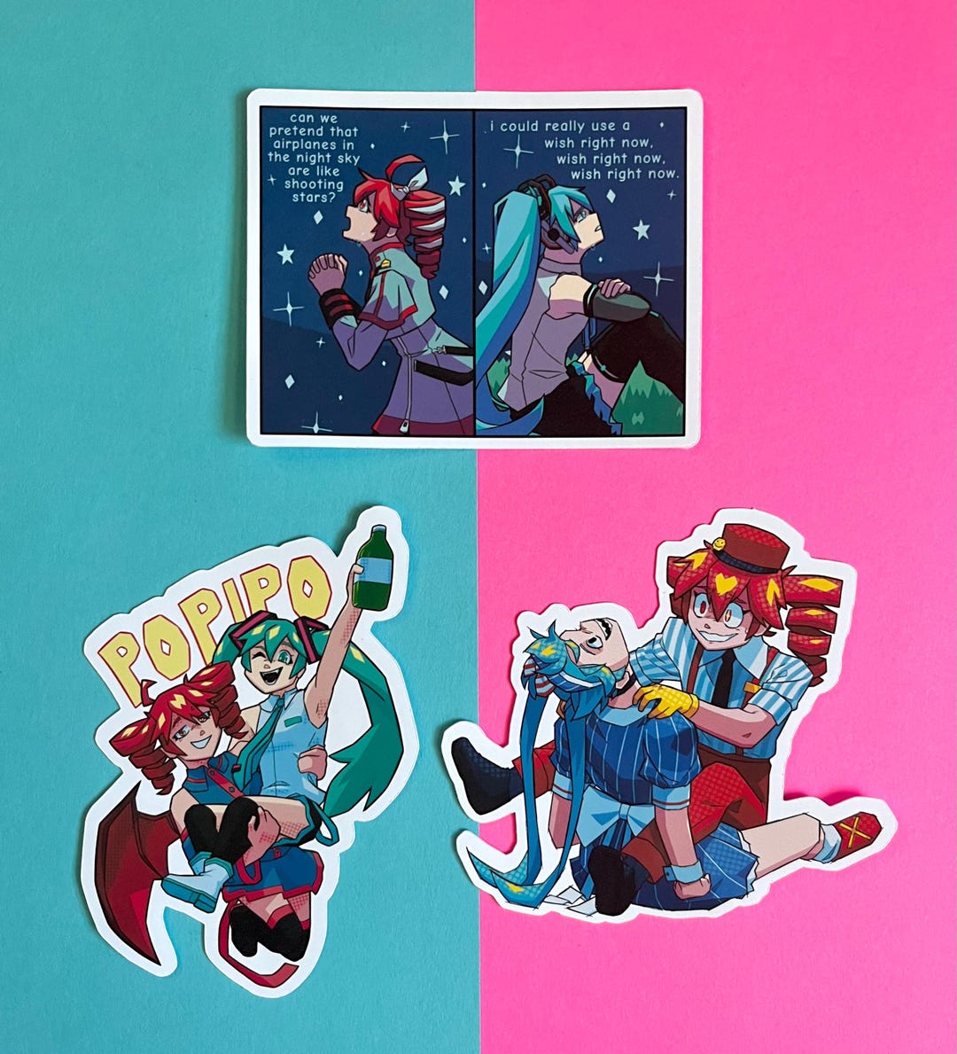 Teto Miku Stickers! - Etsy