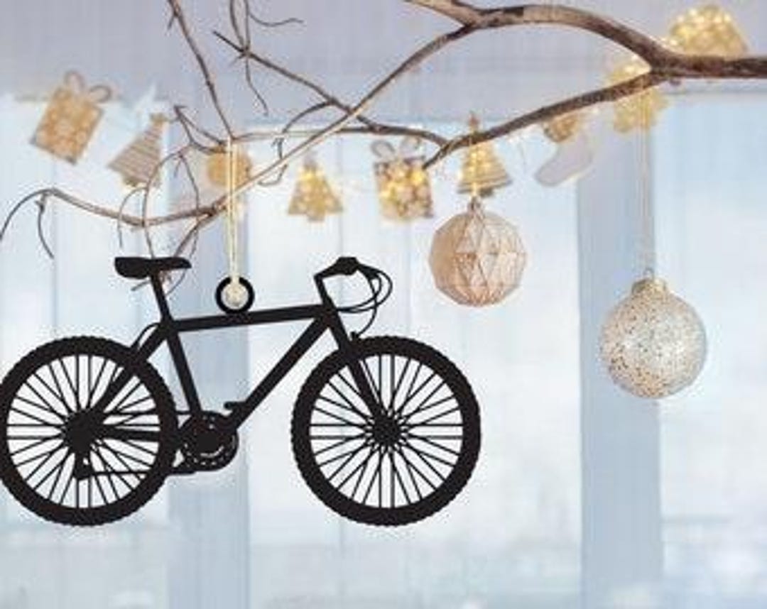 Personalised Bike Christmas Tree Decoration - Etsy