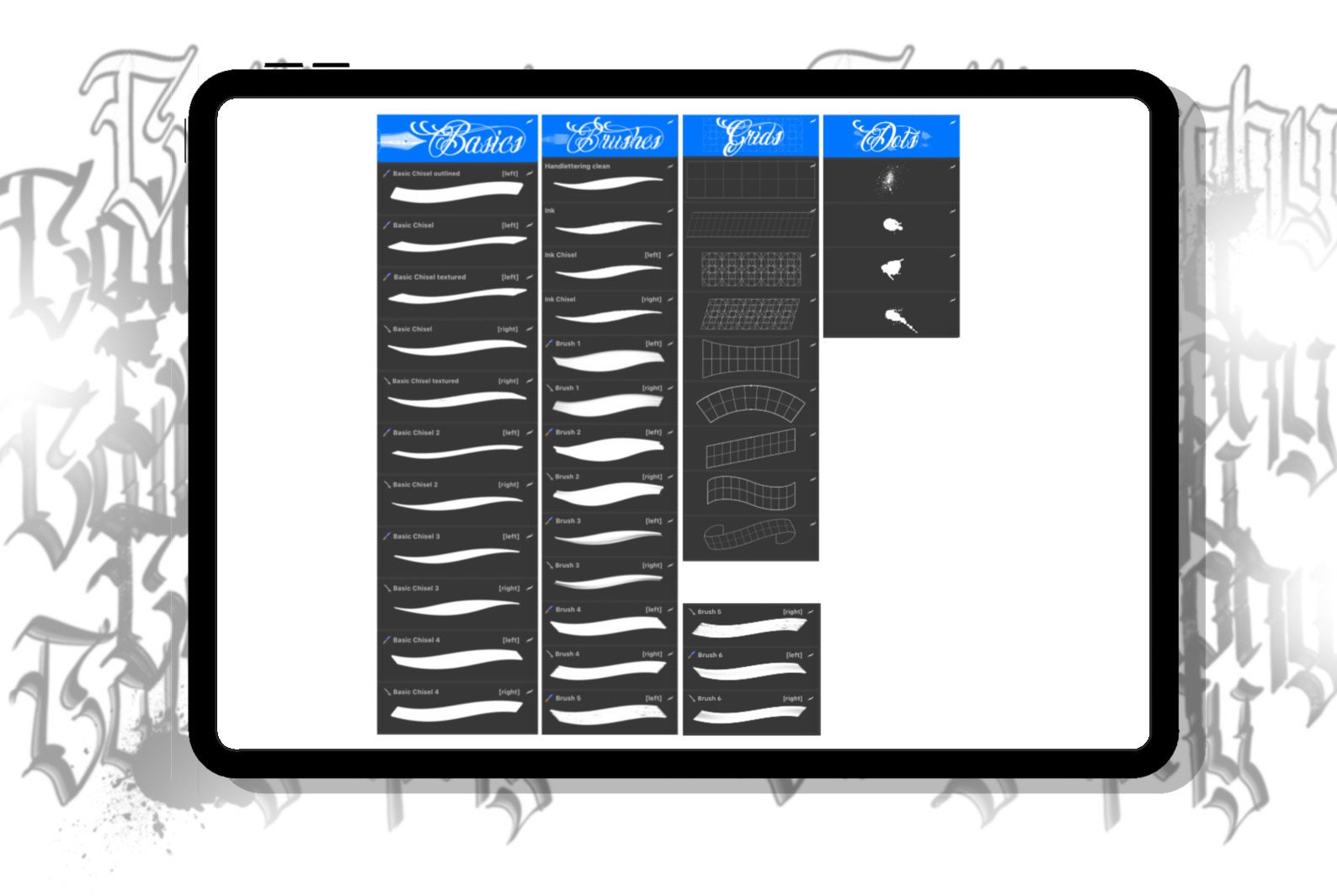 Calligraphy Master Brushes for Procreate - Etsy