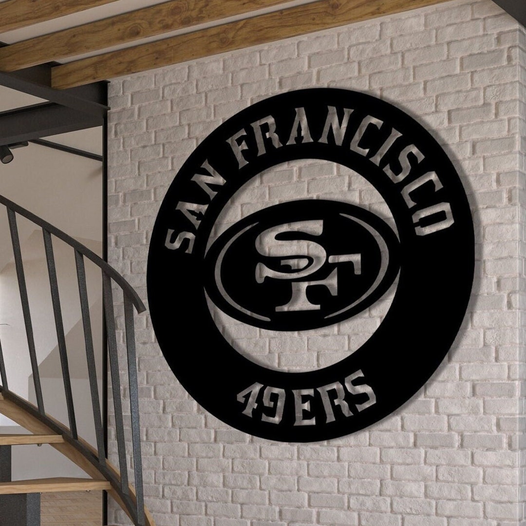 San Francisco 49ers Lighted Metal Sign San Francisco 49ers - Etsy