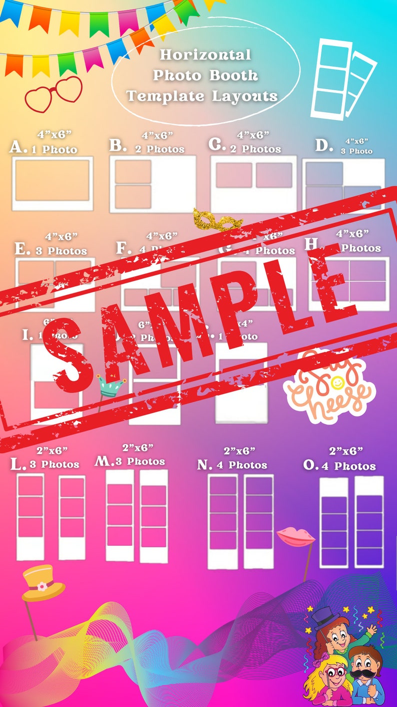Photo Booth Template Layouts Ideas (no Templates to Edit, Just Ideas ...