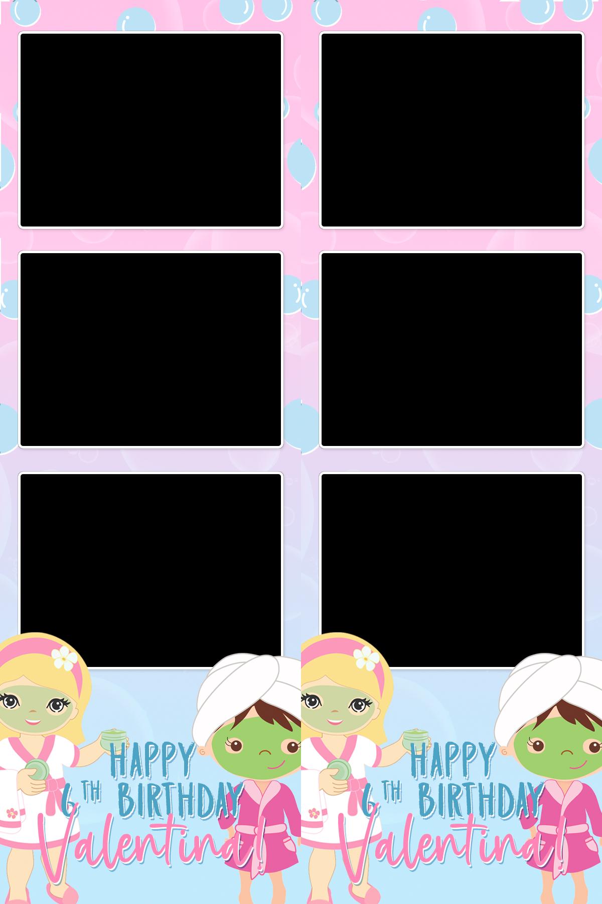 1 Custom Photo Booth Layout Template - Etsy