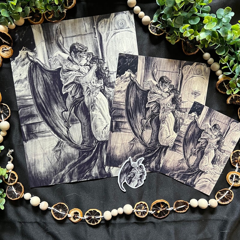 Rhysand Feyre Wall Art - Etsy