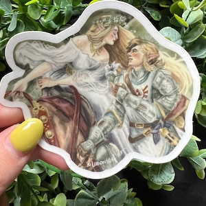 Silent Princess Clear Vinyl Sticker - Etsy