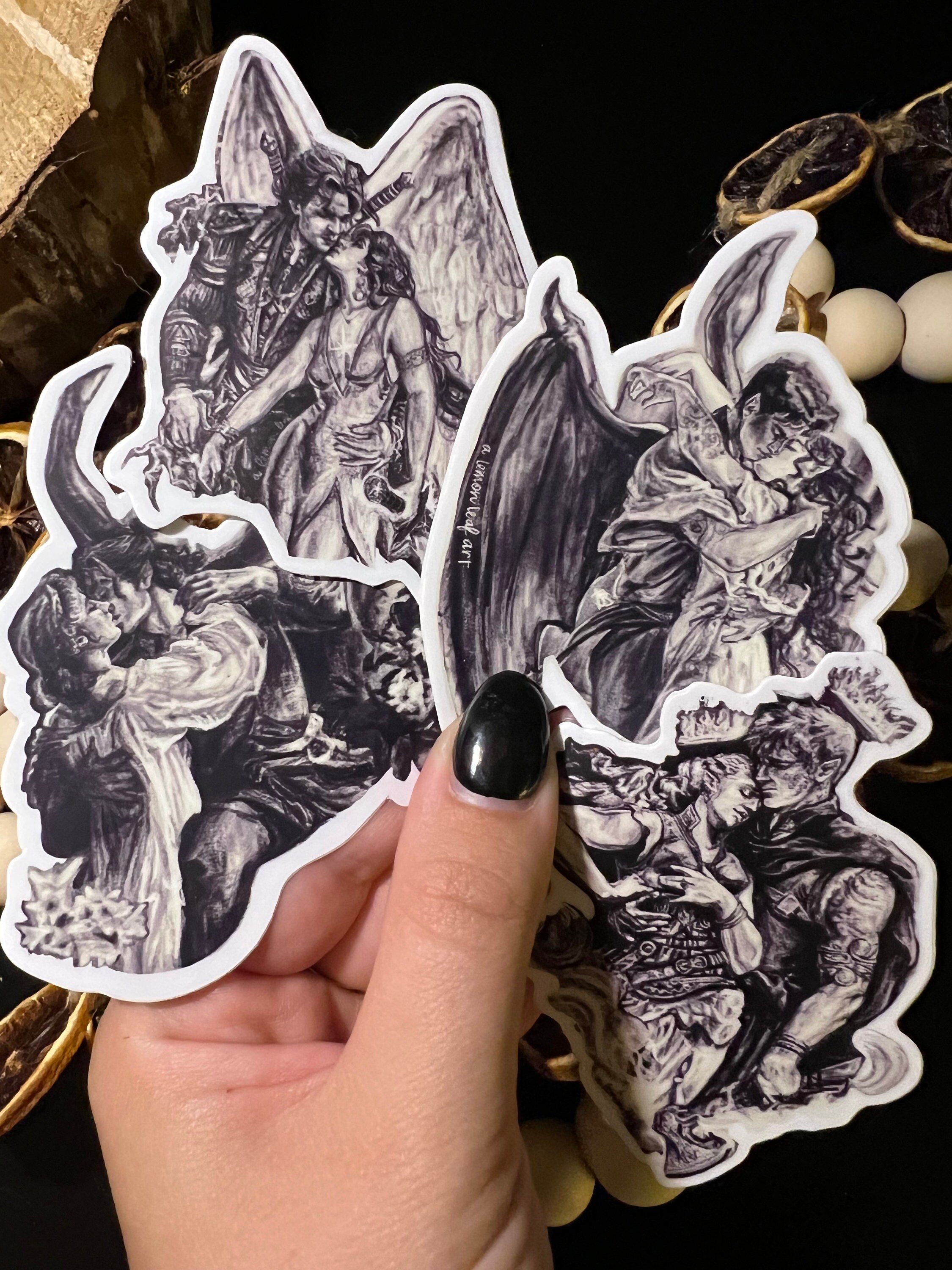 Umbra Mortis’ Love Vinyl Sticker - Etsy