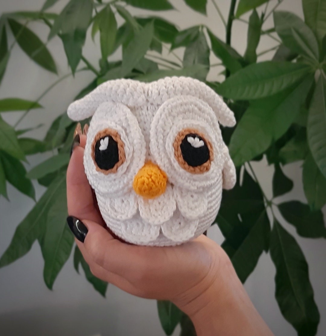 Hedwig Music Box, Owl, Soft Toy, Toy, Crocheted, Crocheted Toy, Cuddly ...