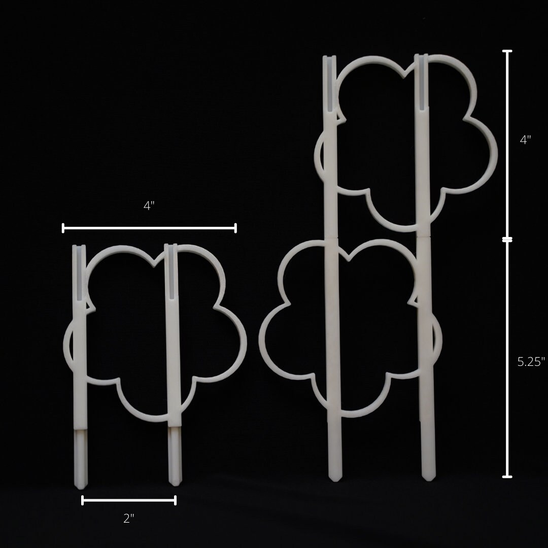 Offset Flower Houseplant Trellis Modular Customizable | Etsy
