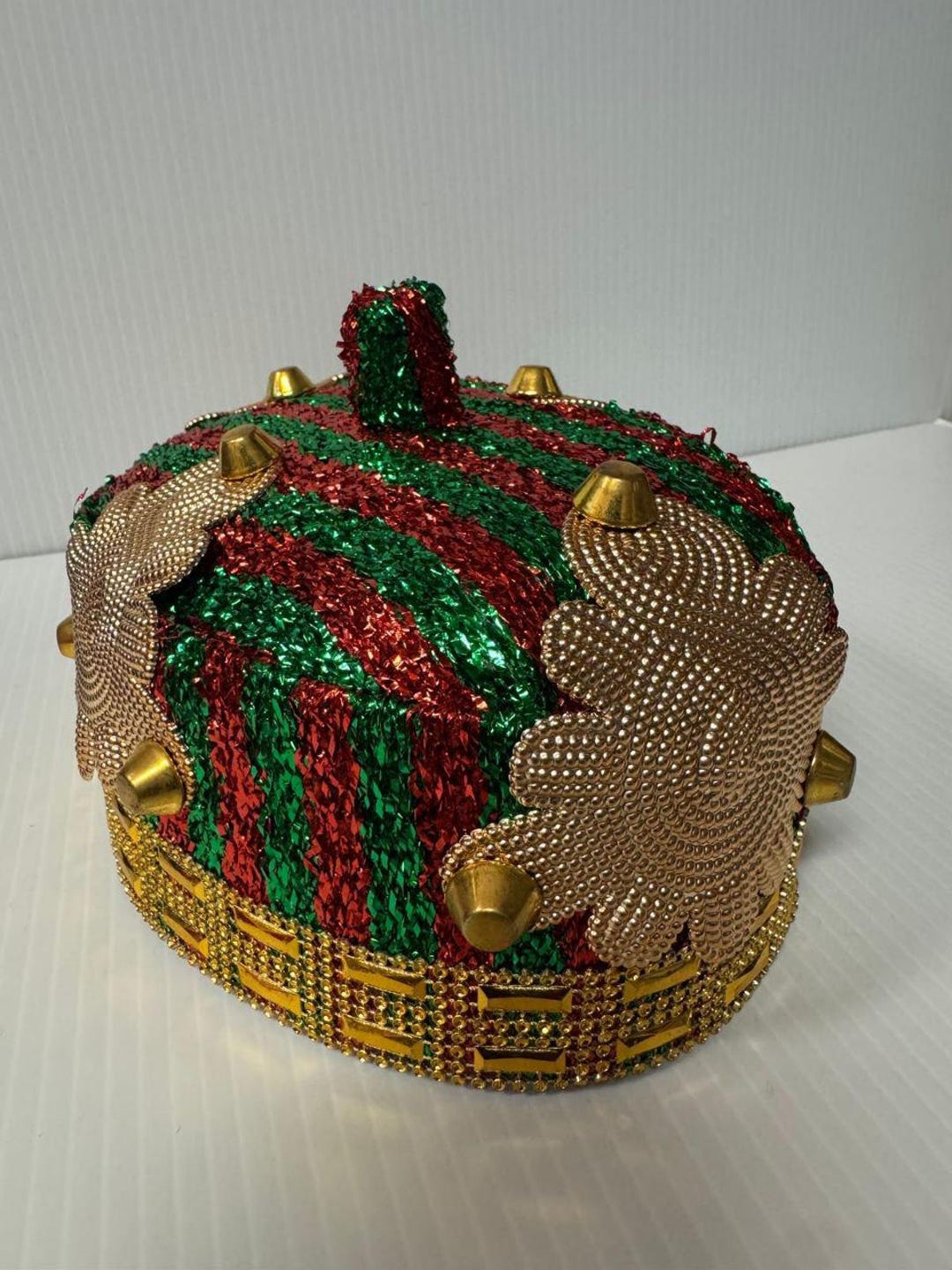 Handmade Beaded Igbo Isi Agu Cap – Nigerian Royal Crown Size Available ...